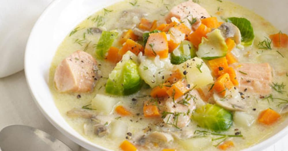 Salmon-Vegetable Chowder | Punchfork