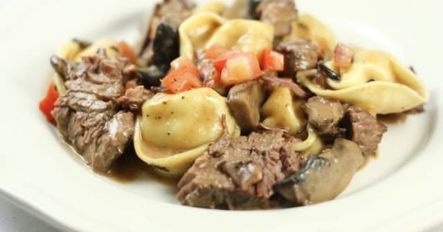 Braised Beef Short Ribs with Tortelloni in a Marsala Cream Sauce (Slow ...