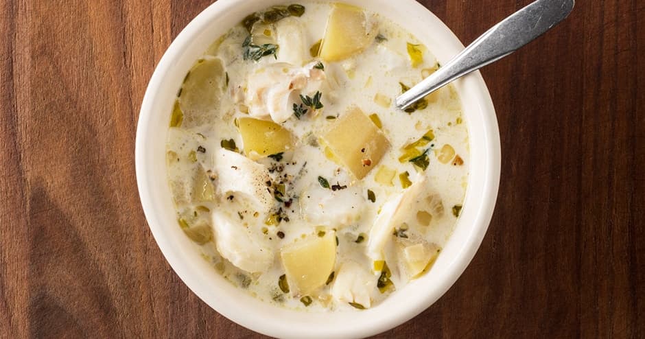 Creamy Fish Chowder | Punchfork