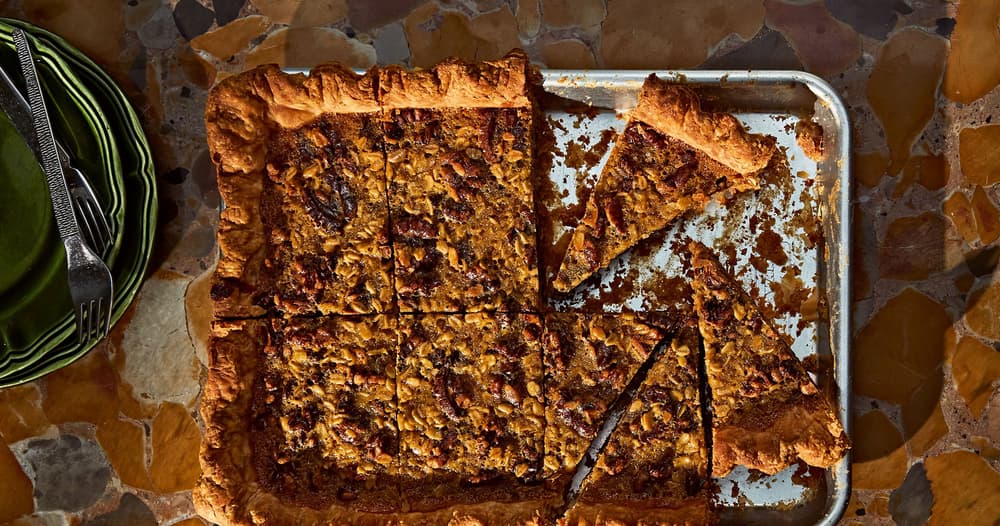Walnut & Oat Slab Pie | Punchfork