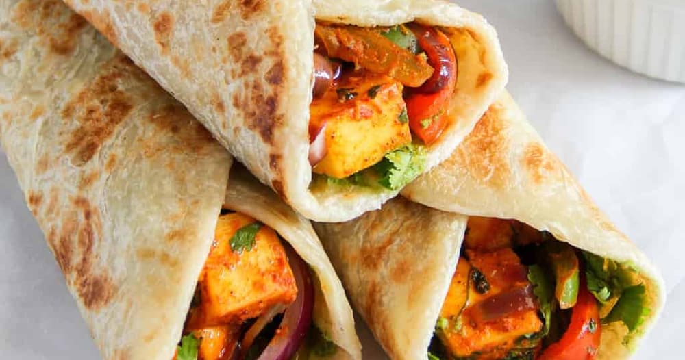 Paneer Kathi Rolls (Easy, 30-Minute) | Punchfork