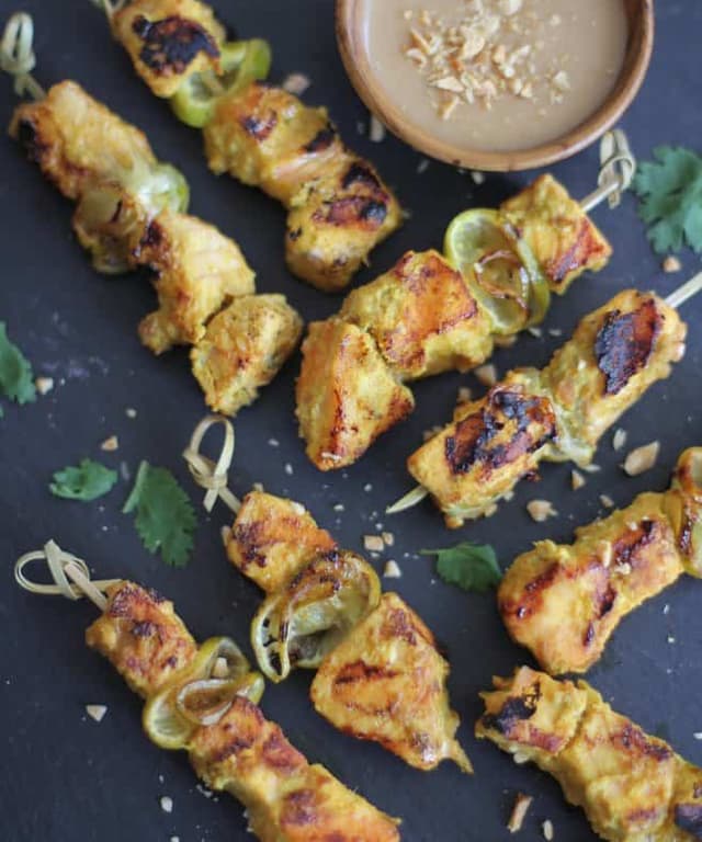 Thai-Style Salmon Satay | Punchfork