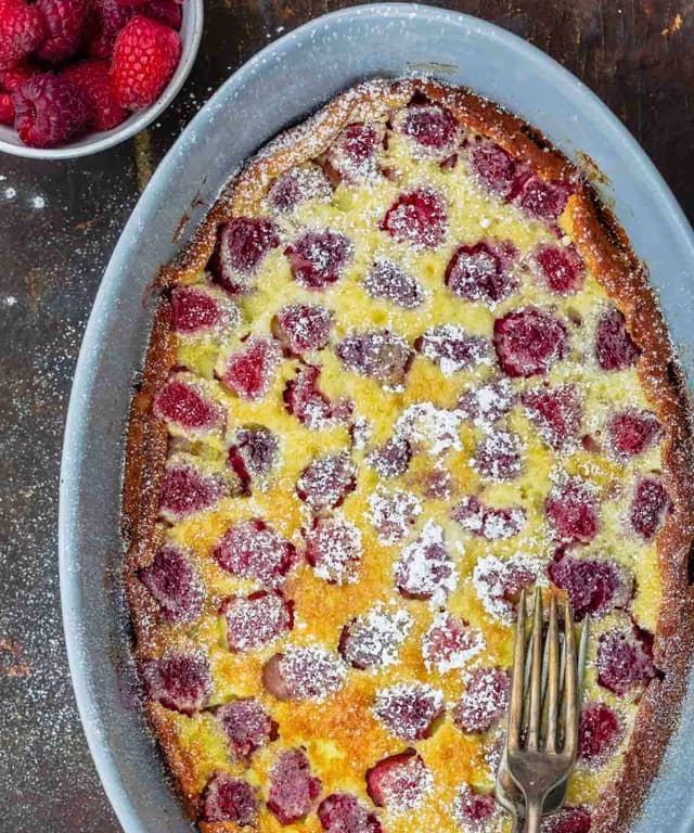 Raspberry Clafoutis | Punchfork