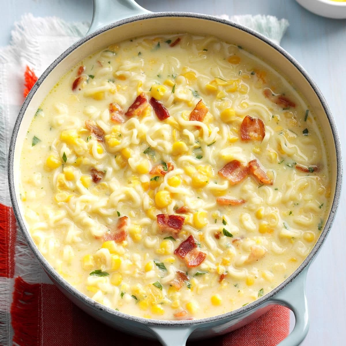 Ramen Corn Chowder | Punchfork