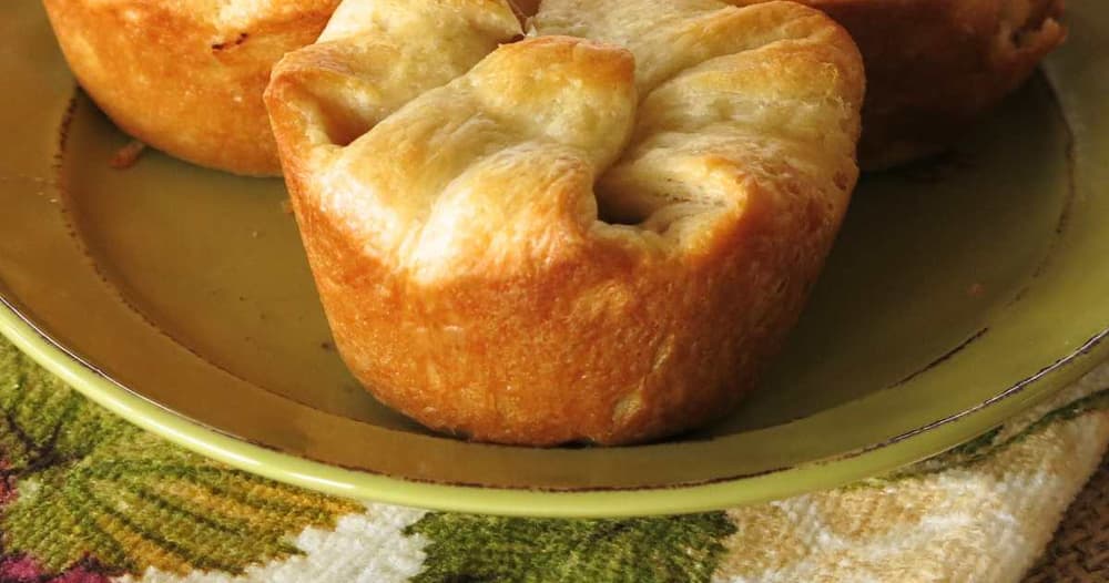 Individual Beef Crescent Roll Pot Pies | Punchfork