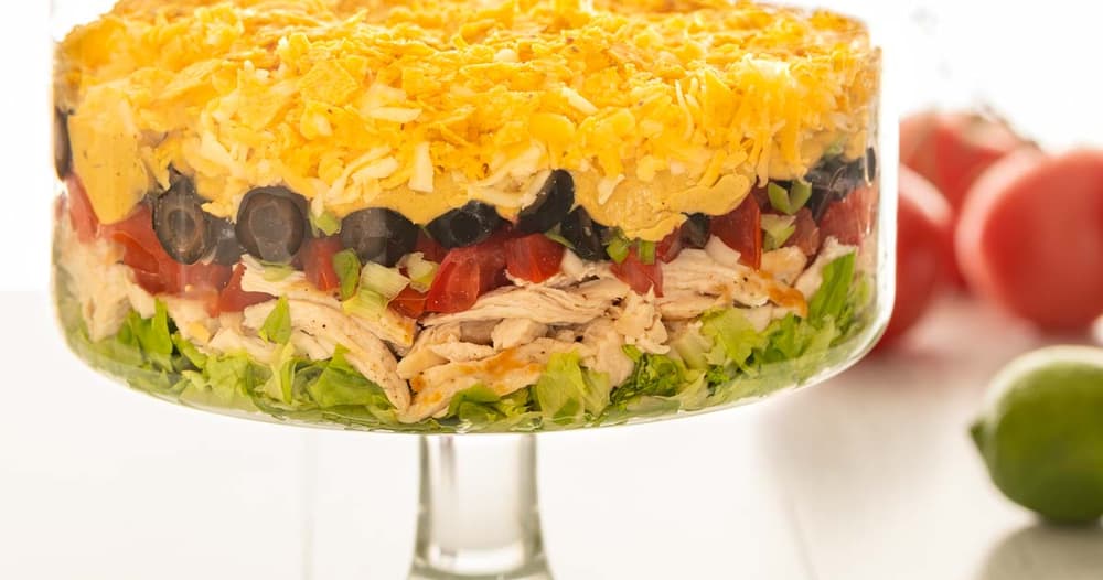 Shredded Chicken Taco Salad Punchfork