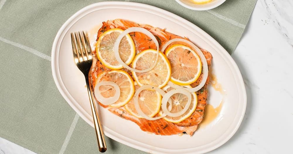 Grilled Salmon with Lemon | Punchfork