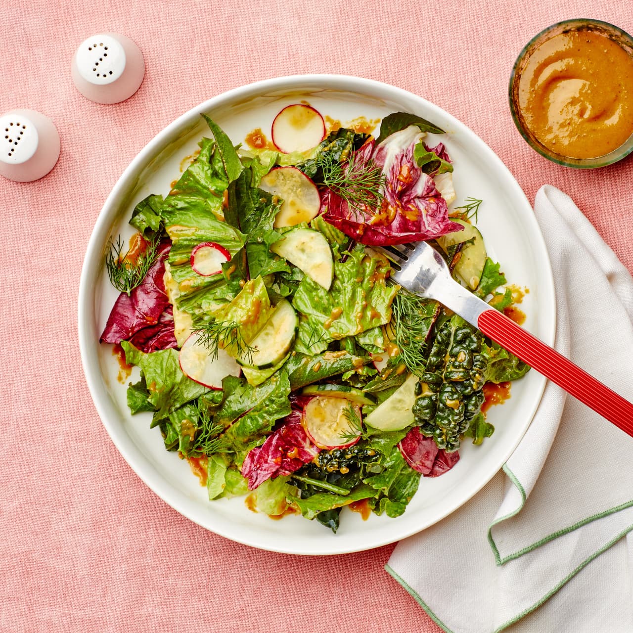 Suspiciously Cheesy Salad Dressing | Punchfork