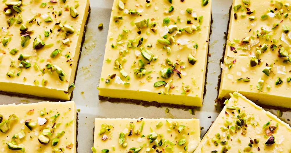 Lemon-Pistachio Bars | Punchfork