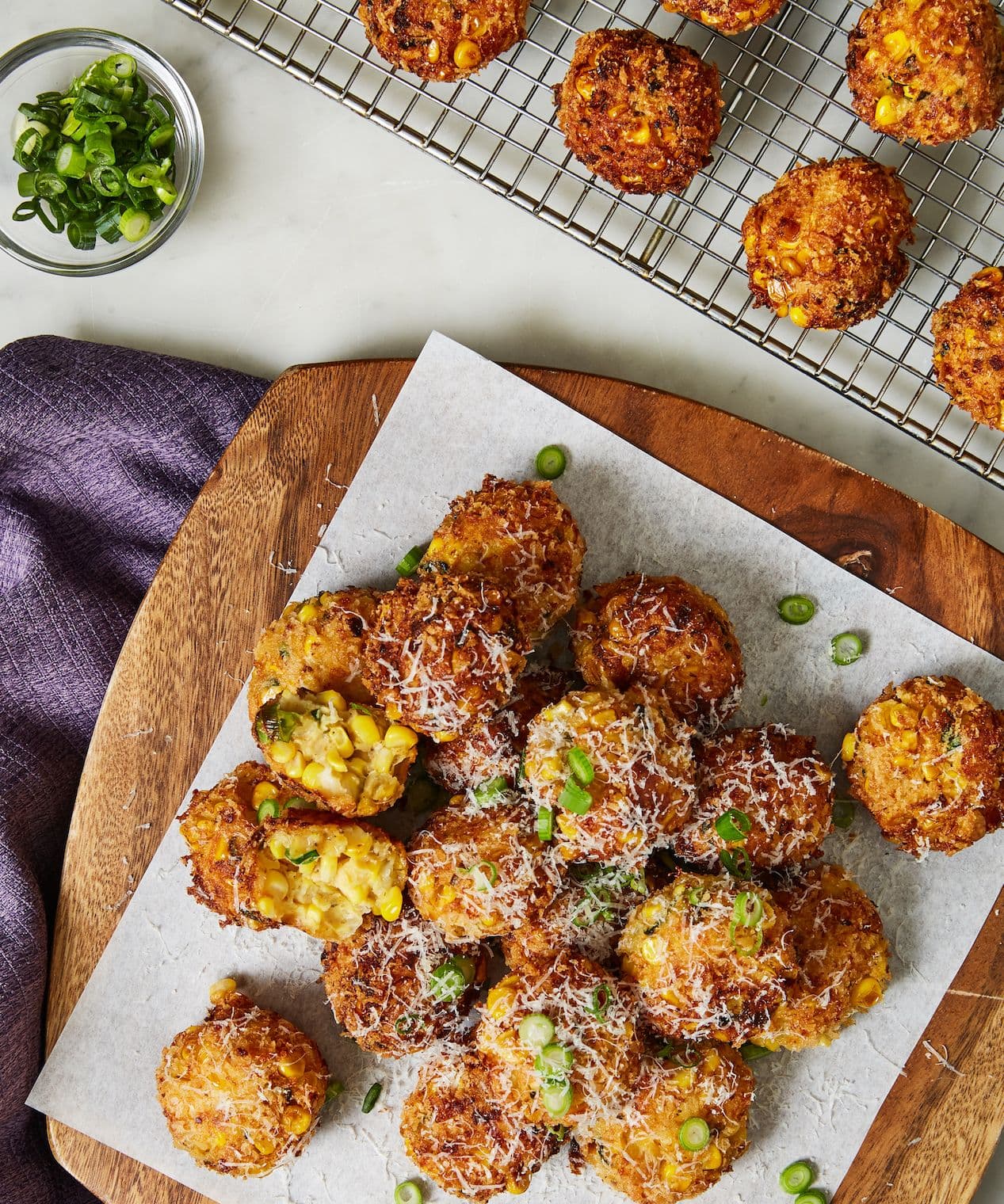 Cheesy Corn Poppers | Punchfork