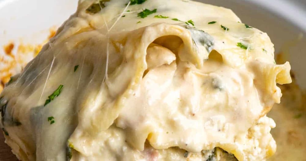 Crock Pot Chicken Lasagna | Punchfork