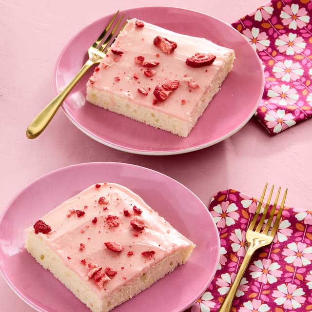 Pink Lemonade Sheet Cake | Punchfork