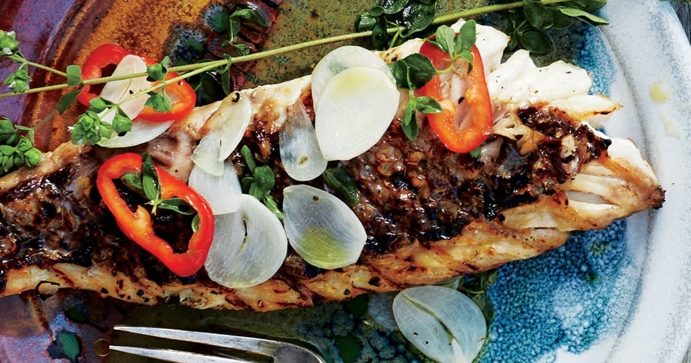 Snapper Escabèche with Chiles, Garlic, and Oregano | Punchfork