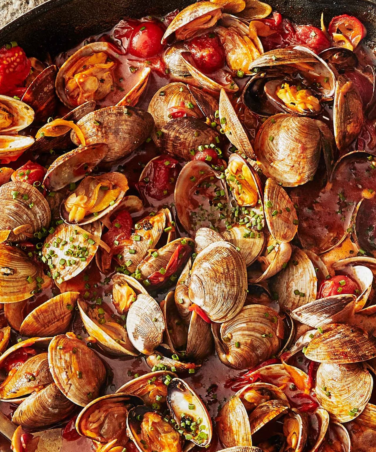 Clams with Tomato Broth | Punchfork