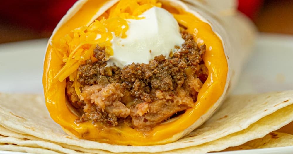 Taco Bell Beefy 5-Layer Burrito (Copycat) | Punchfork