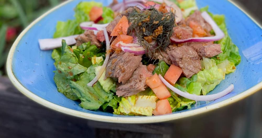 Umekes Pulehu Beef Salad | Punchfork