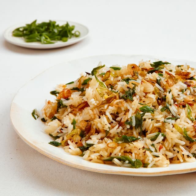 Scallion-Speckled Rice | Punchfork