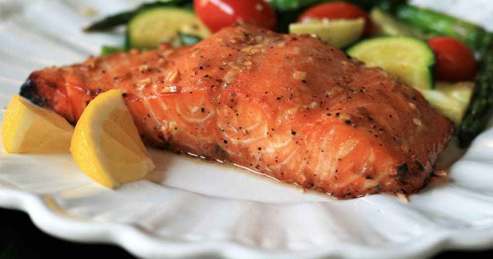 Grilled Salmon with Maple Syrup and Soy Sauce | Punchfork