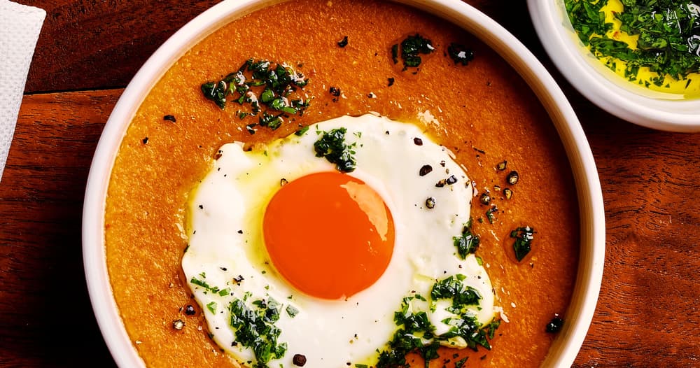 Burnt Toast Soup with an Egg on It | Punchfork