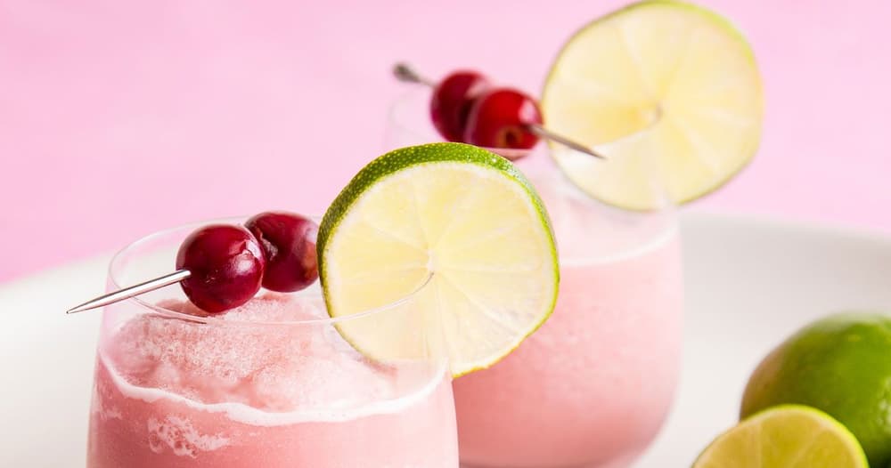 Whipped Frozen Cherry Limeade | Punchfork