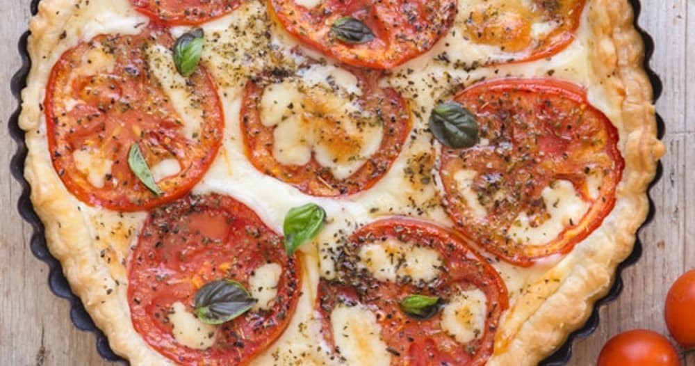 Italian Cheese and Tomato Pie | Punchfork