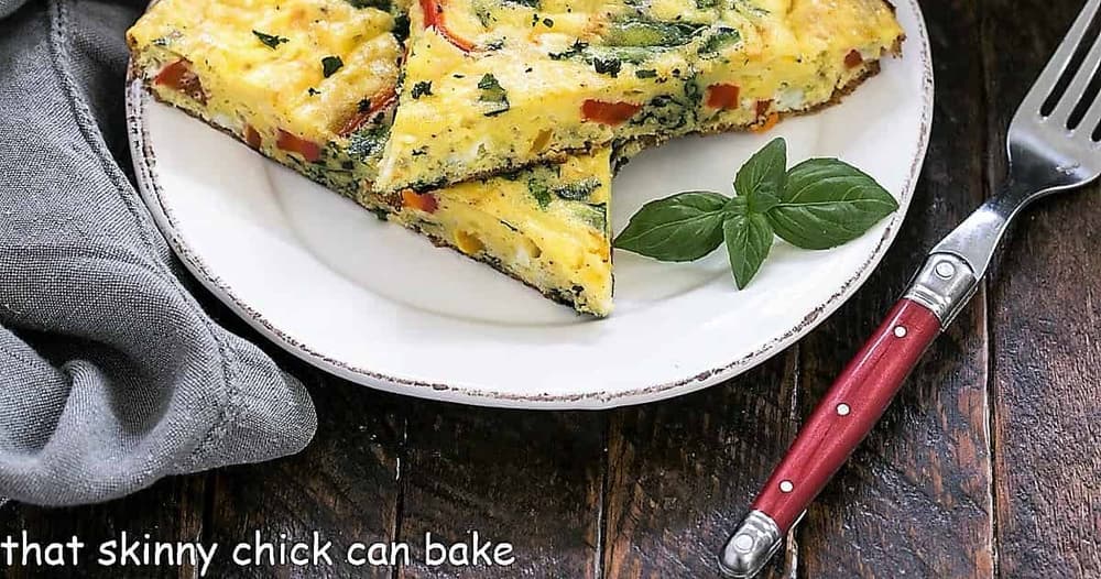 Spinach and Bell Pepper Frittata | Punchfork