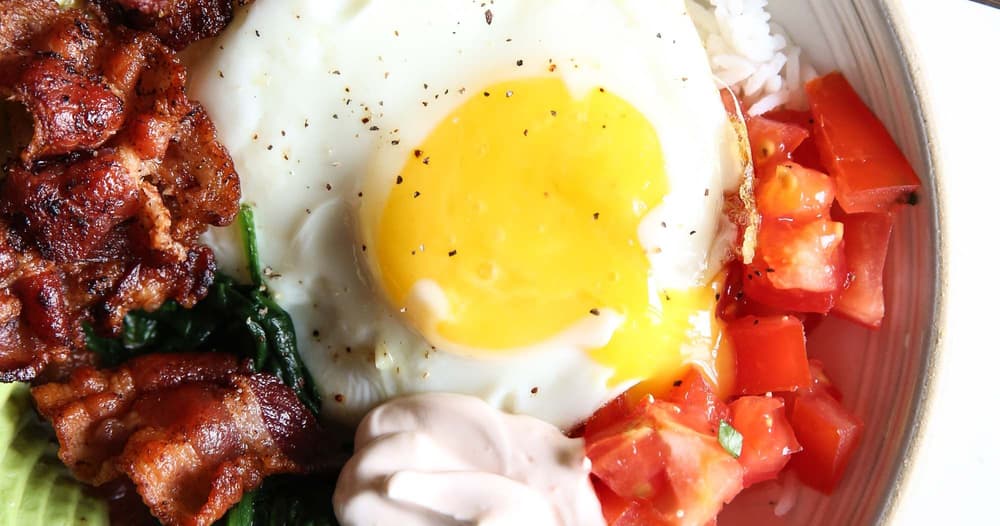 BLT Rice Bowls | Punchfork