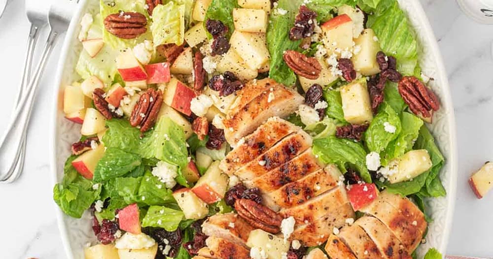 Autumn Chopped Chicken Salad | Punchfork