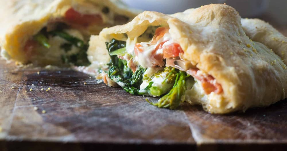 Calzones Stuffed with Broccoli Rabe and Ricotta | Punchfork