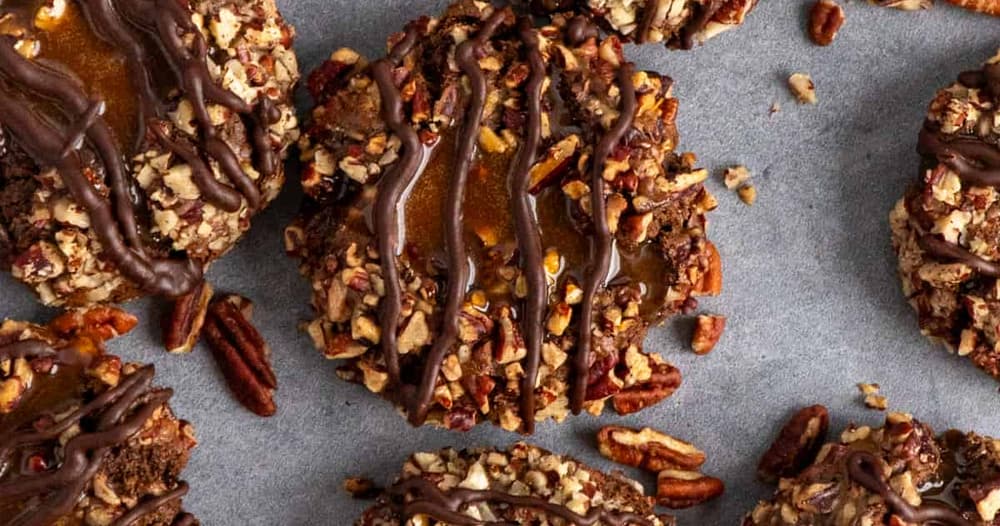 Chocolate Turtle Cookies | Punchfork