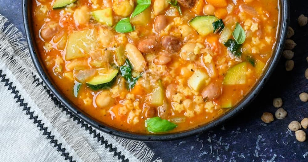 Longevity Soup (Blue Zones Minestrone) | Punchfork