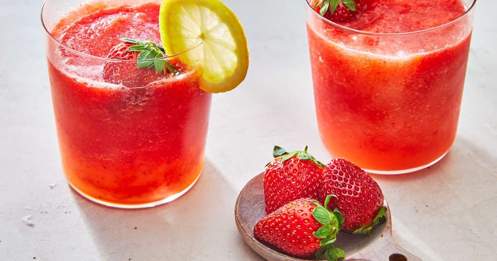 Frozen Strawberry Lemonade | Punchfork