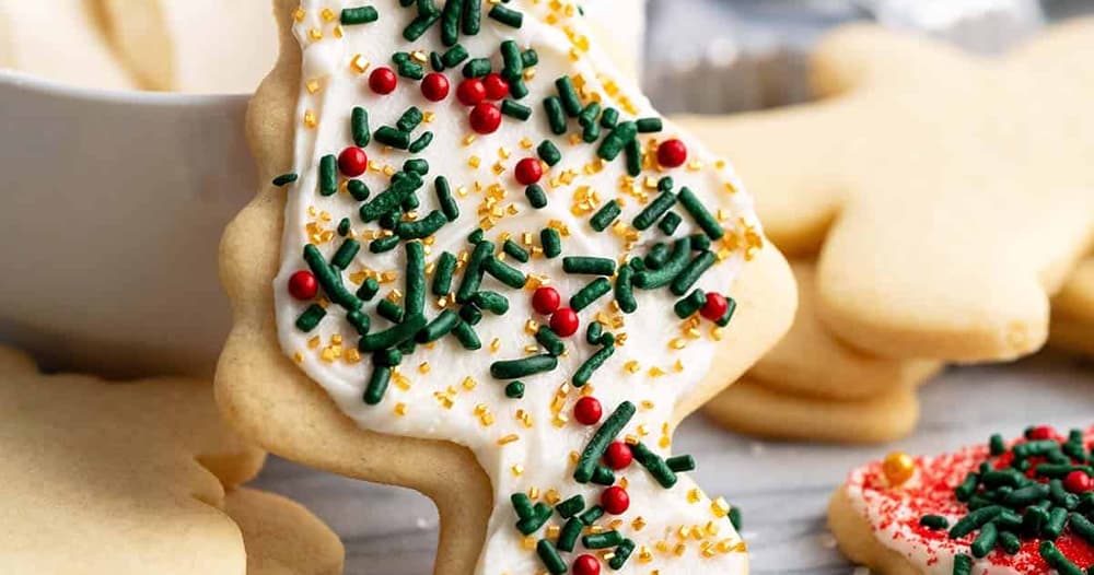 Christmas Cookie Cutouts with Homemade Frosting | Punchfork