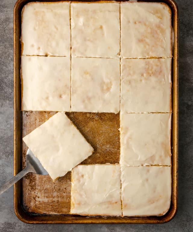 Vanilla Buttermilk Sheet Cake | Punchfork
