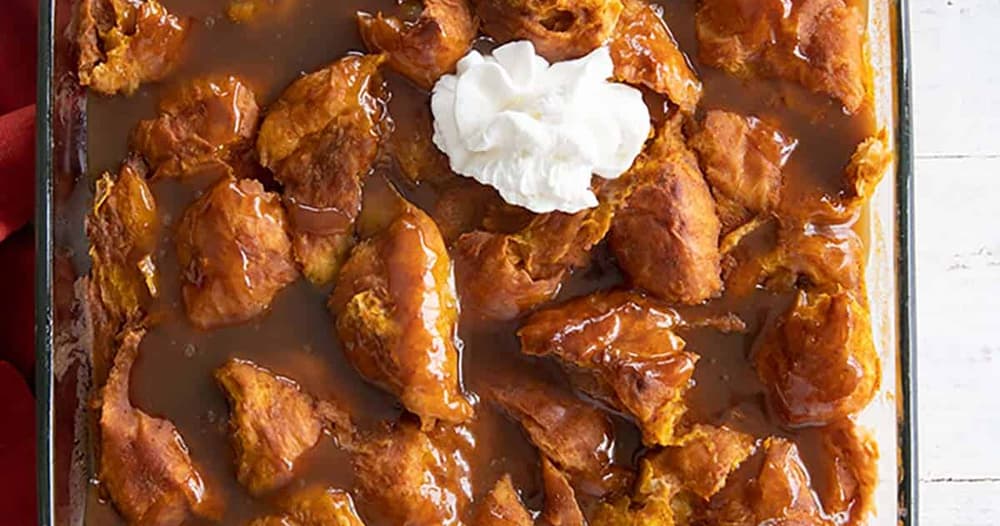 Pumpkin Croissant Bread Pudding | Punchfork