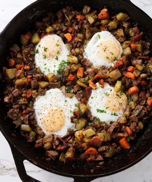 Leftover Pot Roast Hash | Punchfork