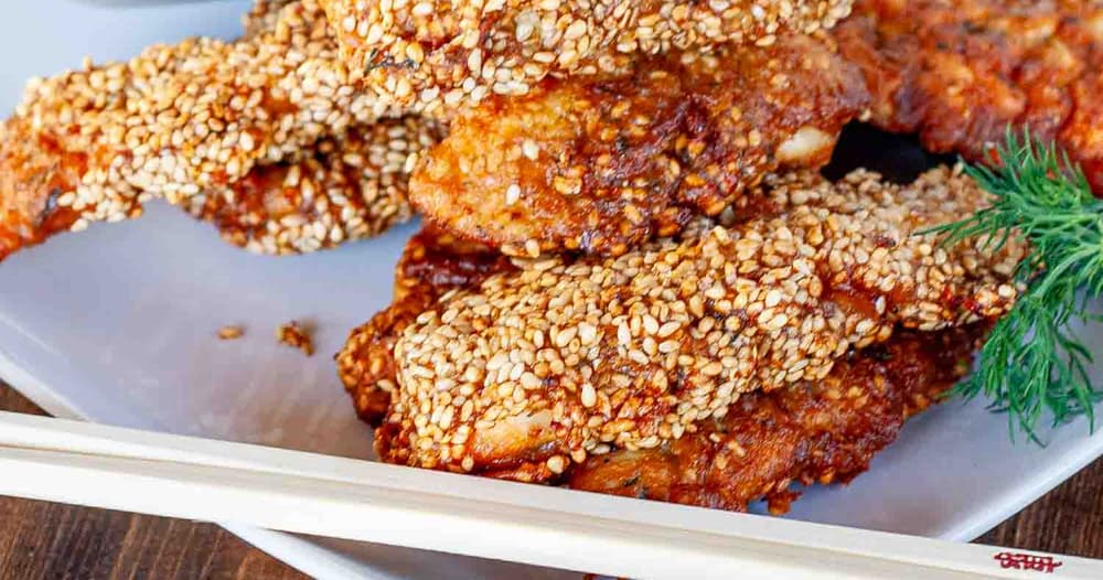 Sesame Crusted Chicken | Punchfork
