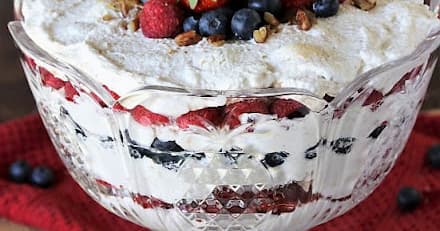 Triple Berry Punch Bowl Cake | Punchfork