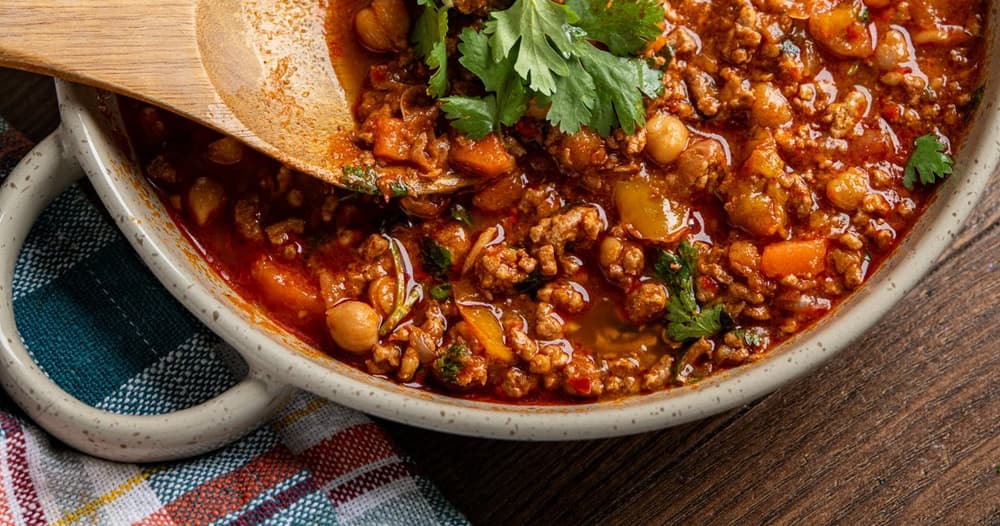 Slow Cooker Harissa Ground Pork | Punchfork