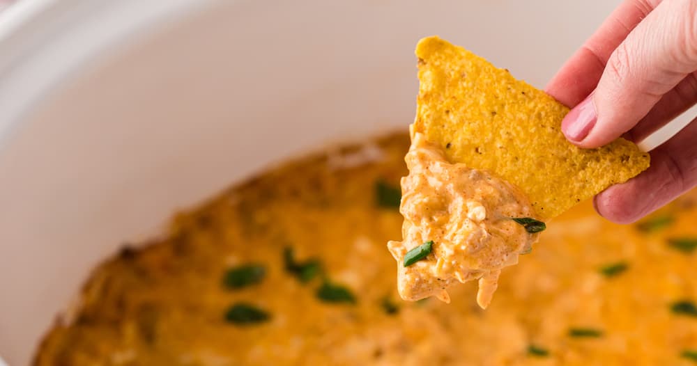 Slow Cooker Tapatio Chicken Dip | Punchfork