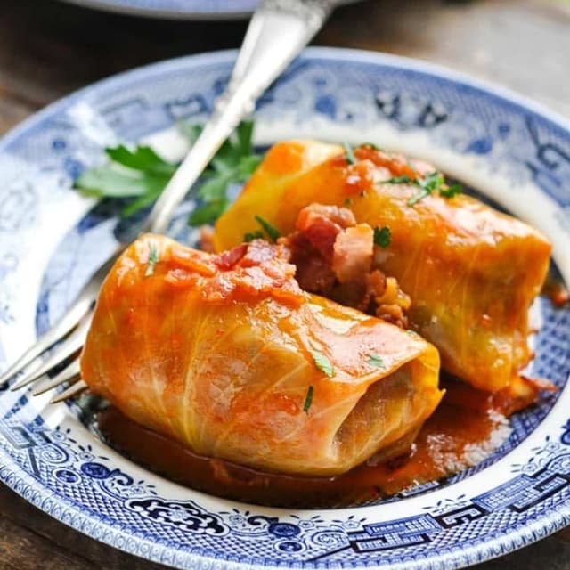 Polish Stuffed Cabbage Rolls | Punchfork