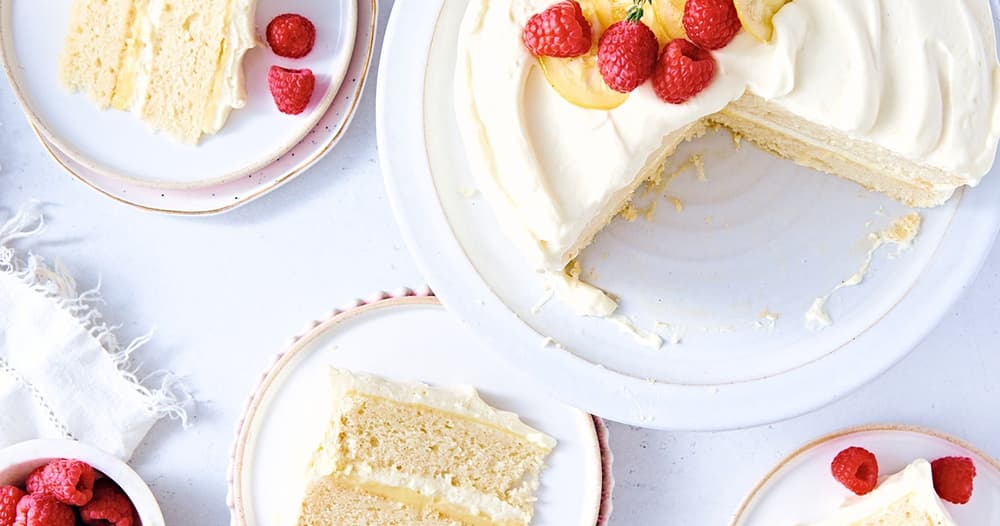 Lemon Cloud Cake | Punchfork