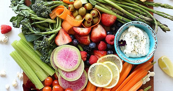 Healthy Snacks Party Platter for Kids | Punchfork