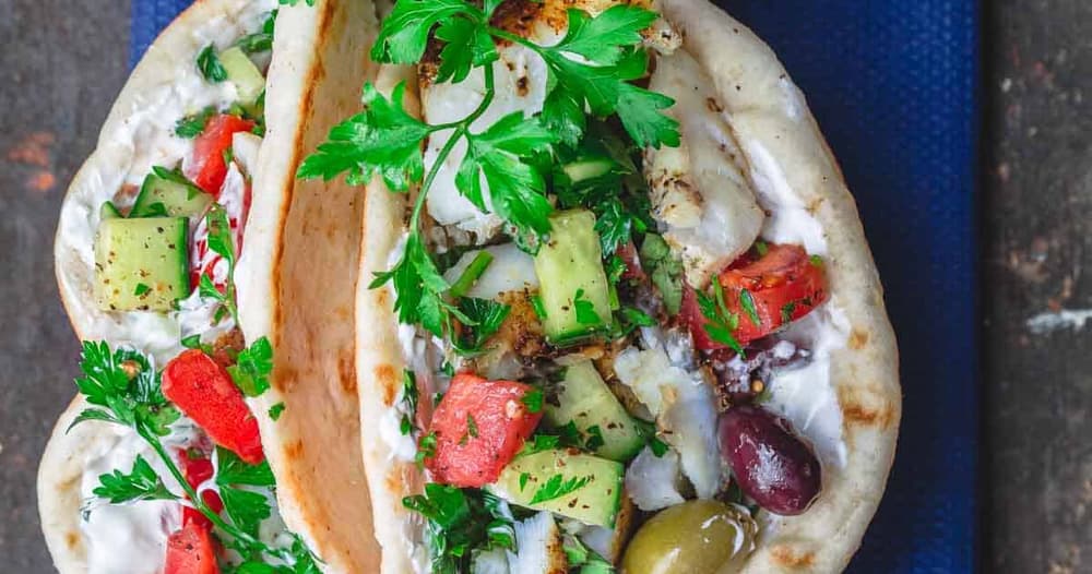 Grilled Cod Recipe, Gyro-Style | Punchfork