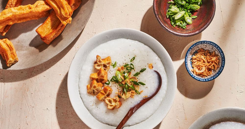 Congee with Youtiao (Chinese Donuts) | Punchfork