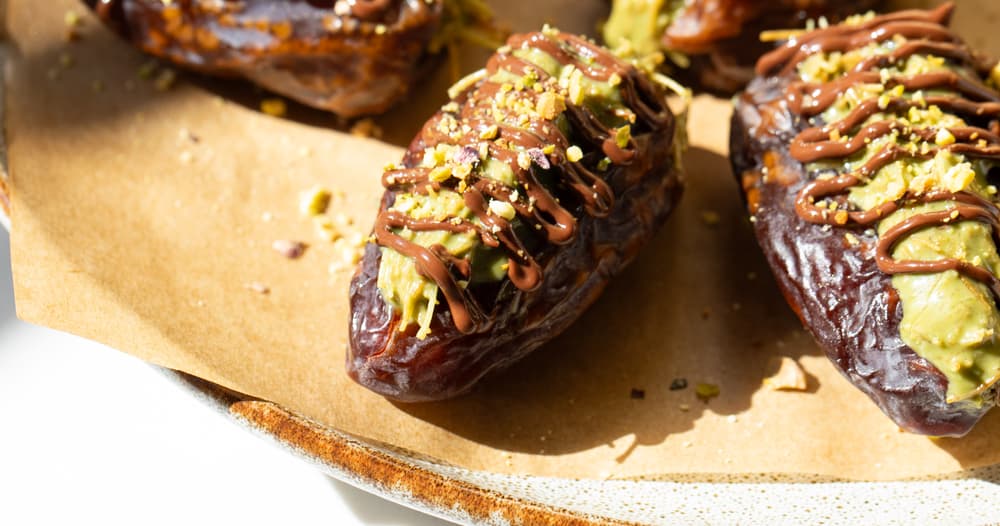 Dubai Chocolate Stuffed Dates | Punchfork