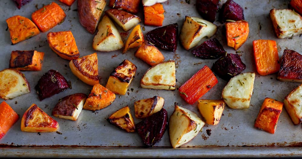 Roasted Rosemary Root Vegetables | Punchfork