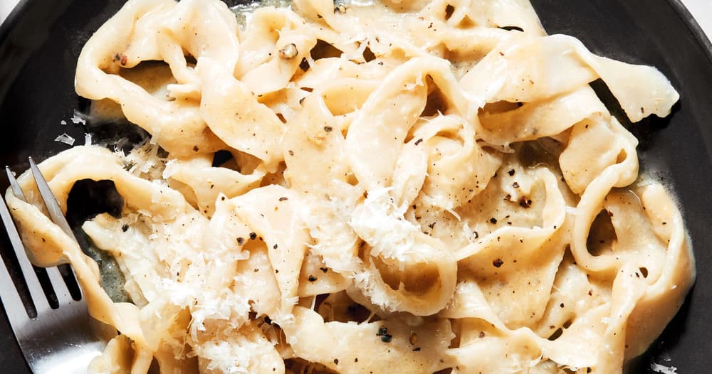 Cacio e Pepe Noodles with Miso | Punchfork