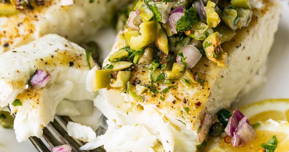 Fish with Olive Chimichurri | Punchfork