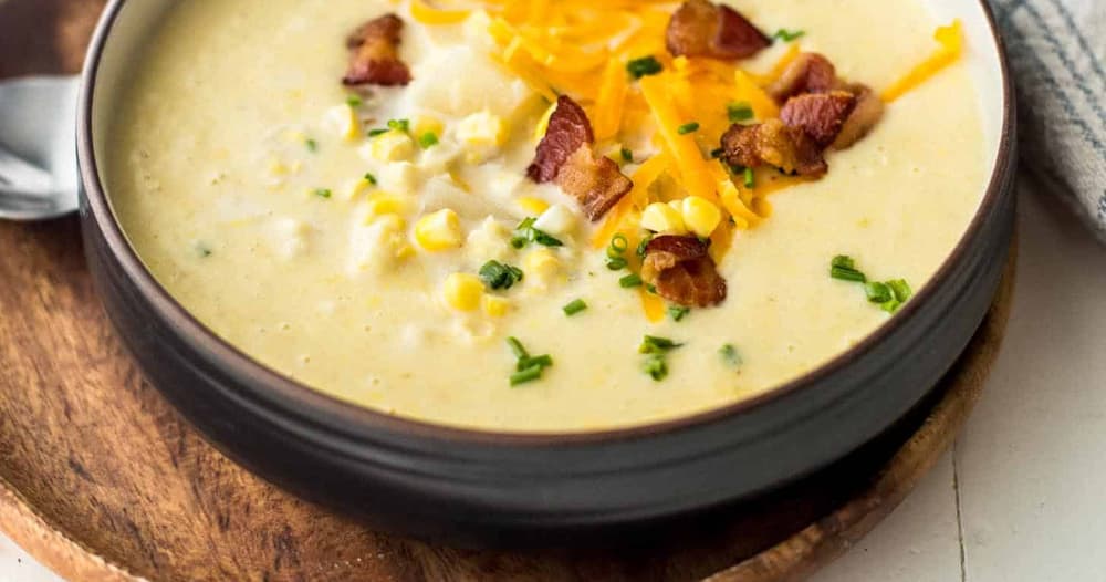 Slow Cooker Corn Chowder | Punchfork